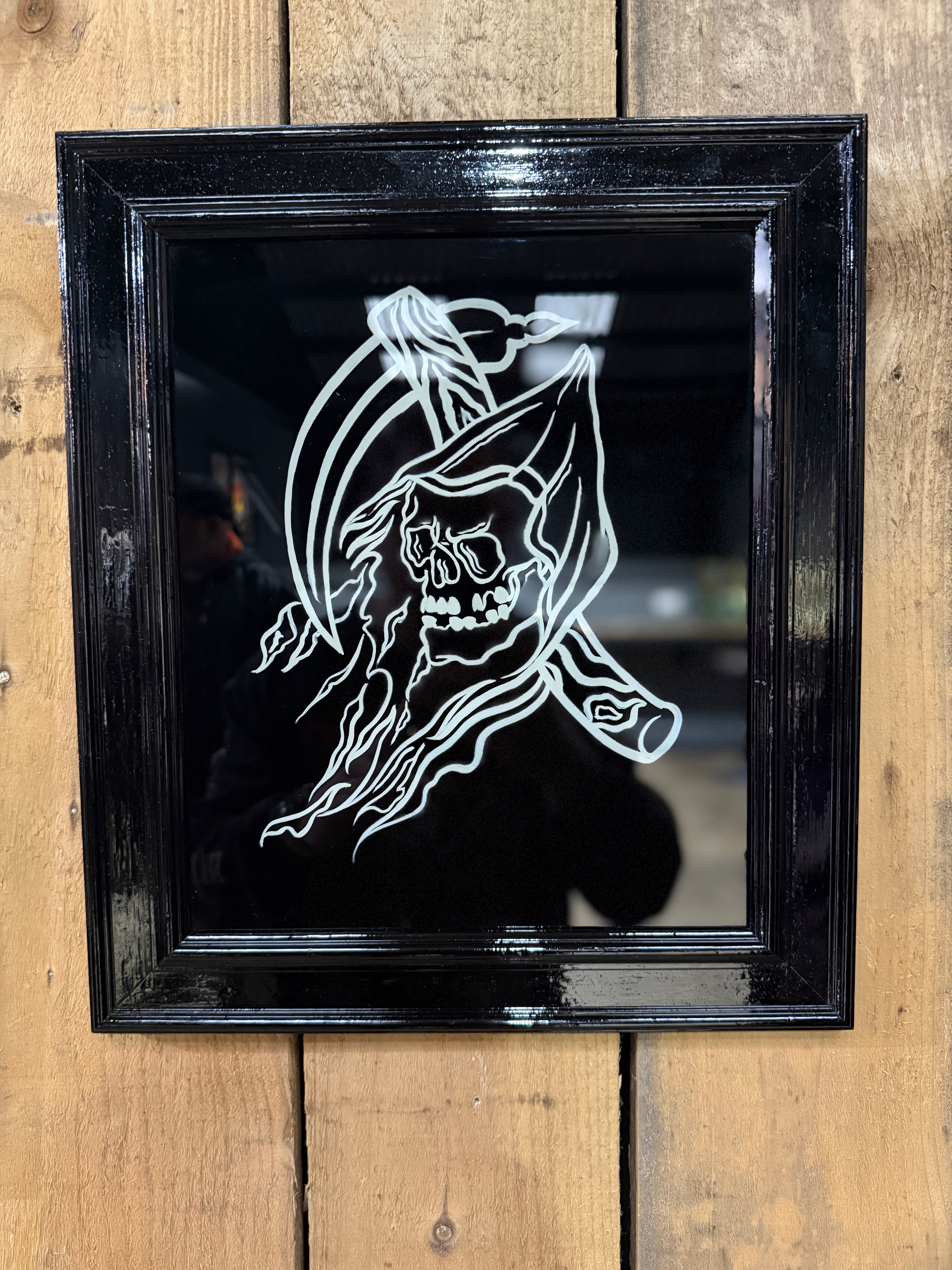The Reaper | Glass Painting – Original Renegade